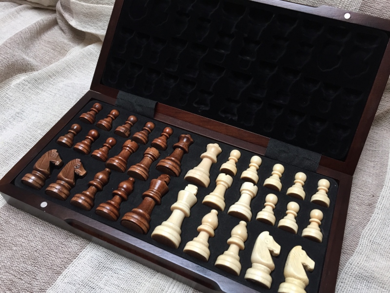 Set de șah magnetic MARE - Magazin de sah - Master Chess