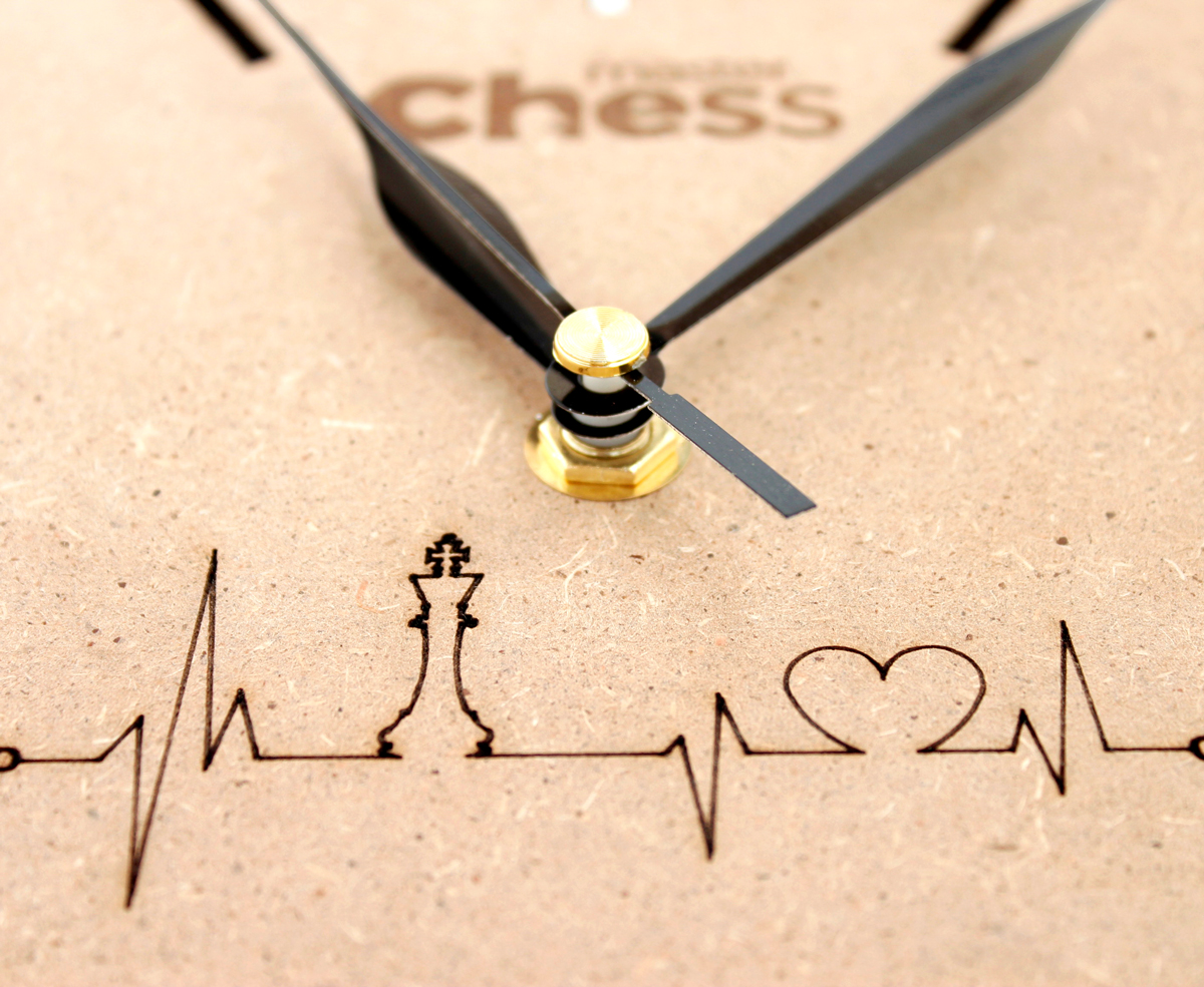 Ceas de perete șah puls - Magazin de sah - Master Chess